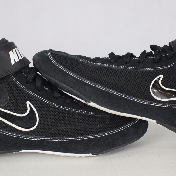 Nike | Shoes | Nike Speed Sweep Vii Black White Wrestling Shoes | Poshmark